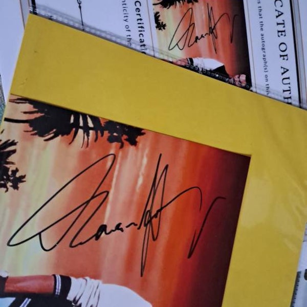 Sam Neill Autograph COA jurassic Park - Etsy