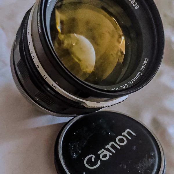 Rare Look Model A Japanese Leica Copy 45mm F3.5 Lunar Lens 85% Fully ...