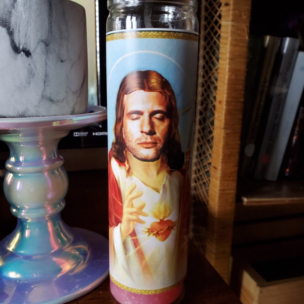 Golden God Dennis Reynolds Prayer Candle Label It's Always Sunny in ...