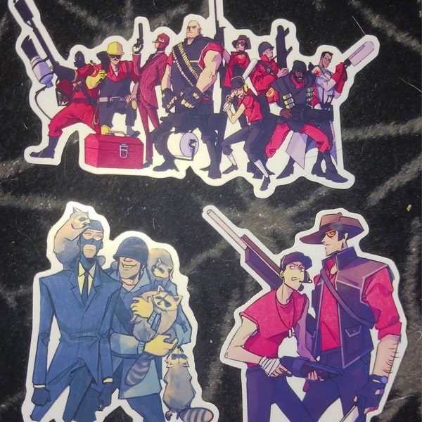 Team Fortress 2 TF2 RED Team Sticker - Etsy