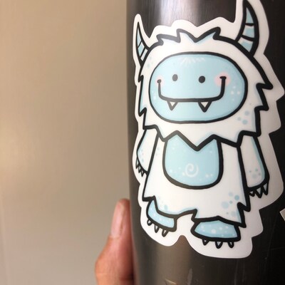 Yeti Sticker / Vinyl Sticker / Laptop Sticker / Water Bottle Sticker ...