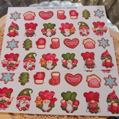 12 Red & Pink Sticky Note Planner Stickers, Notepad Planner Sticker ...