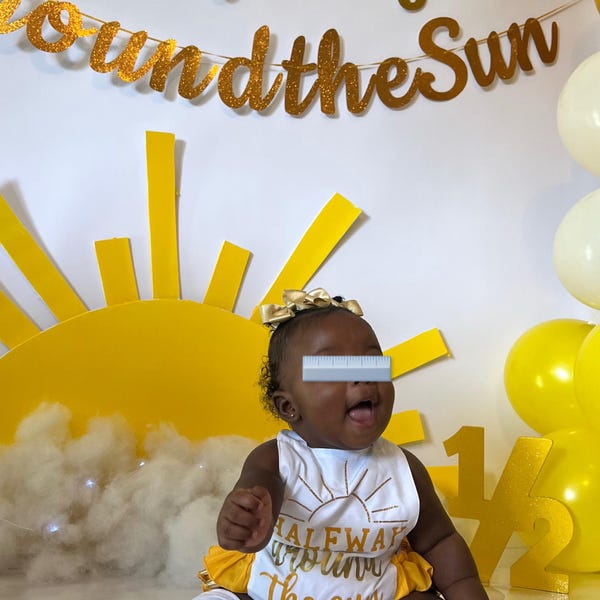 Girls Half Trip Around the Sun Outfit -girls Halfway Around the Sun ...