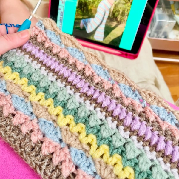 Crochet Flares WRITTEN PATTERN - Florette Flares! - Etsy