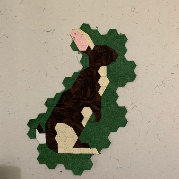 Cat 'curious Jeremy' EPP Patchwork Pattern PDF - Digital Download - Etsy