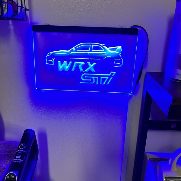 Subaru WRX STI LED Neon Sign Size 8x12 - Etsy