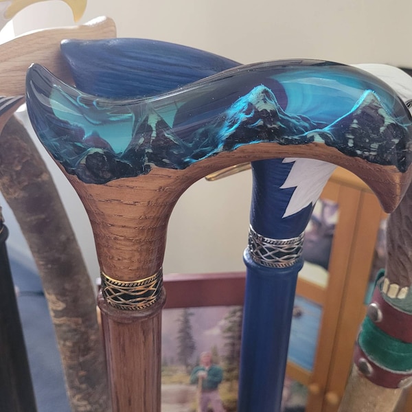 Custom Walking Cane - Wooden Walking Stick for Men - Handcrafted ...