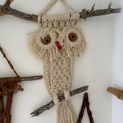 Rascals 13 Vintage Macrame Owl Patterns Instant Download PDF 24 Pages ...