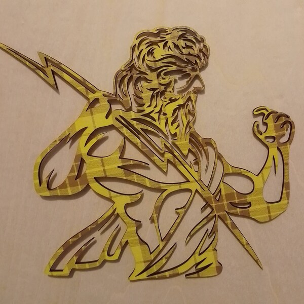Zeus Wall Art Decor Pattern Laser Cut Dxf Glowforge Svg Xtool D1 File ...