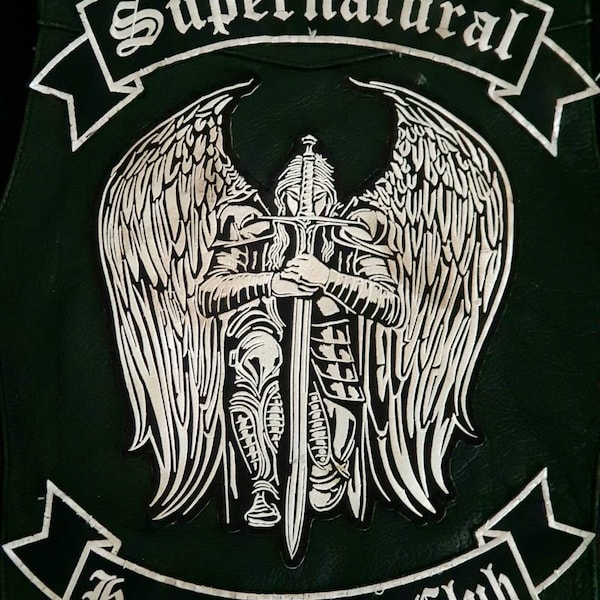 ANGEL KNIGHT Large Back Patch for Custom Biker Vest - Etsy