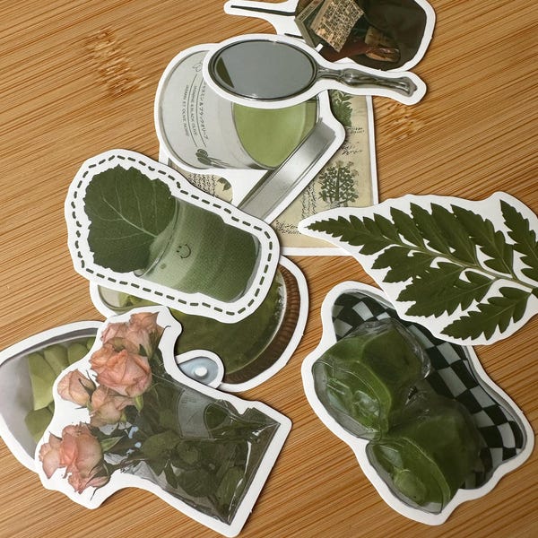 Vintage Glass Mandala Stickers , Well-being Stickers, Vintage Art ...