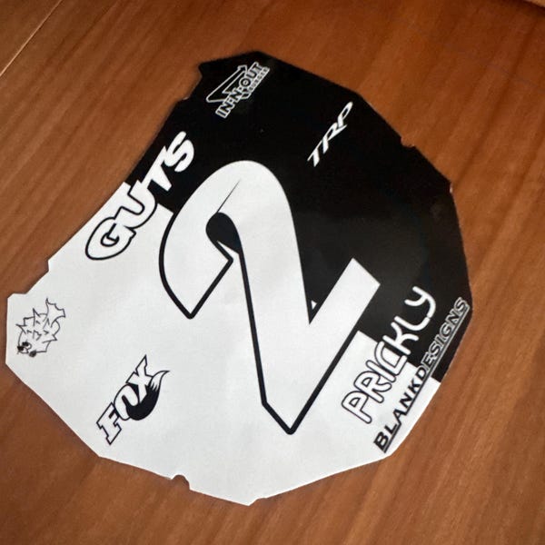 ODI / E-bike Custom Front Plate Decal - Etsy