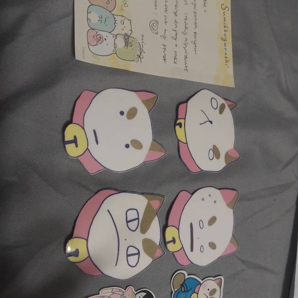 Dog Kitty Emotion Sticker Set Ovo - Fan Art, Aesthetic Bee Dog Kitty ...