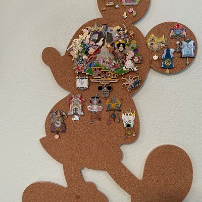 Mickey Full Body Pin Board, Mickey Black Pin Board, Mickey Full Body ...
