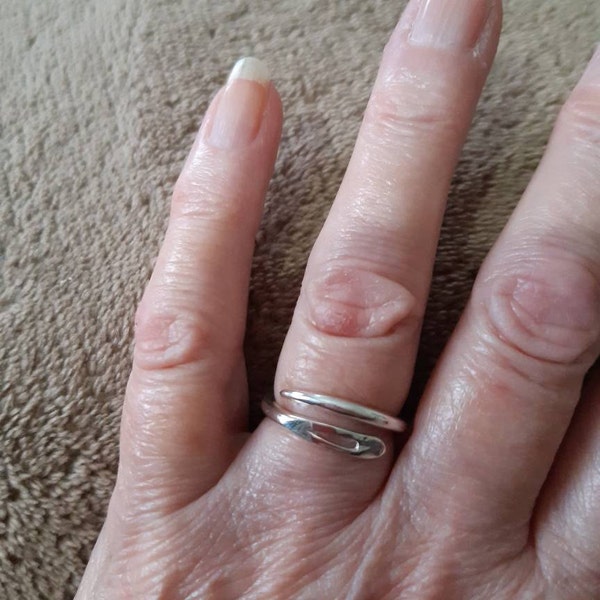 Silver Sewing Needle Ring - Etsy