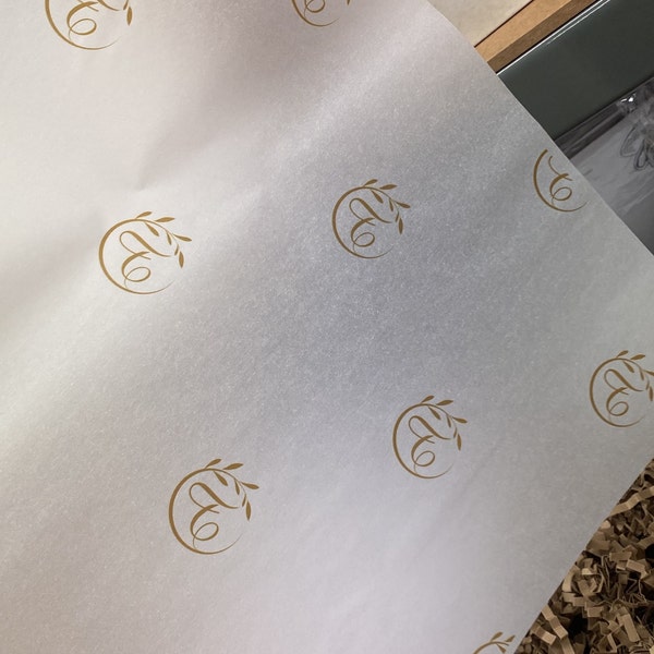 Custom Logo Vellum Paper, A3 Packaging Tissue, Recyclable - Etsy