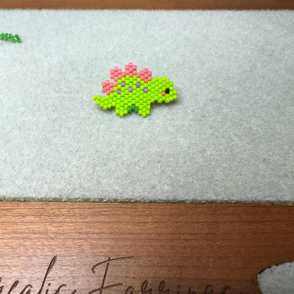 Stegosaurus Dinosaur Brick Stitch Bead Pattern, PDF Digital Download - Etsy