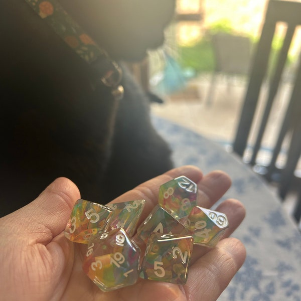 Bard Song Dnd Dice Set for Dungeons and Dragons | D20 TTRPG Polyhedral ...