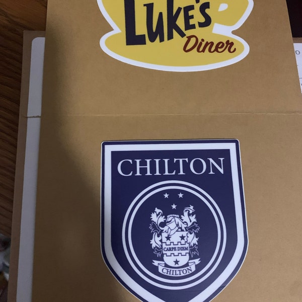 Chilton Crest Vinyl Decal W/ FREE SHIPPING | Gilmore Sticker Dishwasher ...