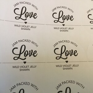 Classic Gingham Oval Canning Jar Labels, Quilted Jam Jar Labels, Red ...