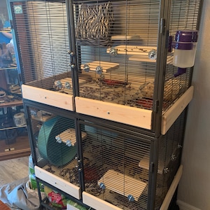 Exterior/interior Full Sets of Cage Guards / Cage Poop Guards MOST ...
