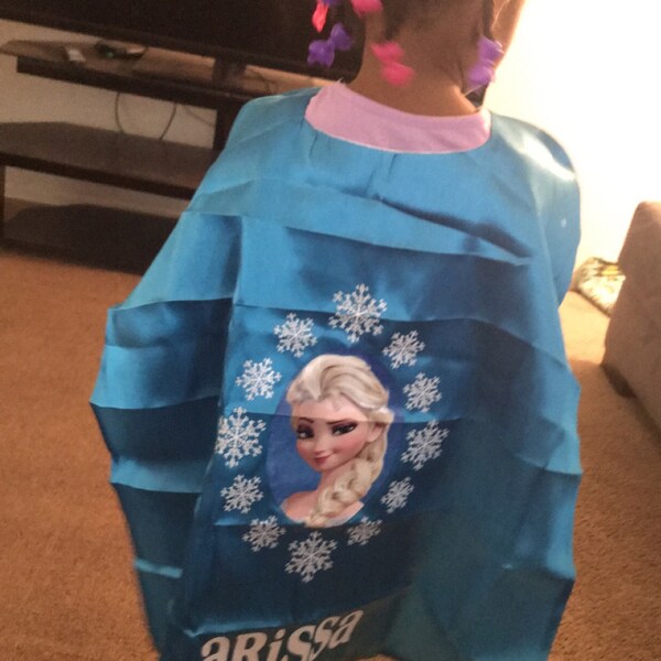 Ready to Ship! PERSONALIZED Kids Frozen Pink Elsa / Anna or Blue Elsa ...
