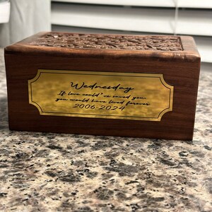 Personalized Brass Plate Custom Name Plate Engraved Brass Plate Gold ...