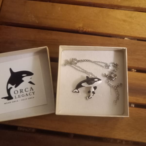 Orca Necklace - Killer Whale Pendant - Etsy