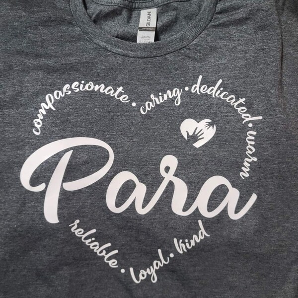 Paraprofessional Svg, Para Svg, Paraprofessional Heart Shape Svg ...