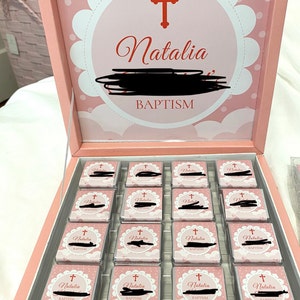 Custom Photo Chocolate Happy birthday favors Mini chocolate | Etsy