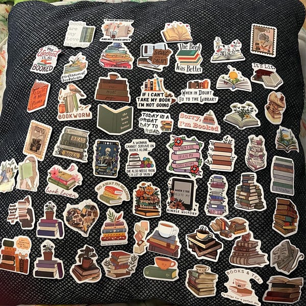 Dark Romance Book Sticker Pack (10-50 Pcs), Gothic Romance Sticker ...