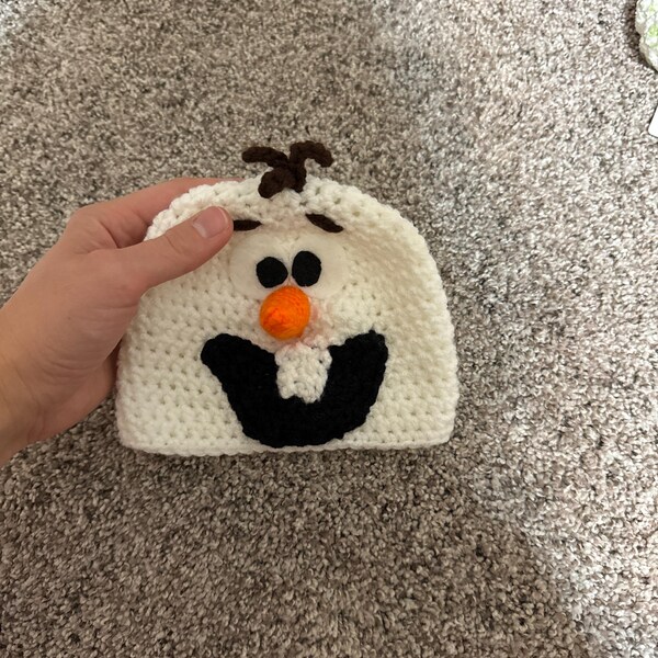 Elsa, Anna, Olaf & Kristoff (frozen) Crocheted Hat Pattern - 4 Patterns ...