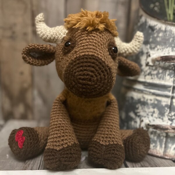 Bison, Bison Crochet Pattern, Crochet, Pattern, Bison Tutorial ...