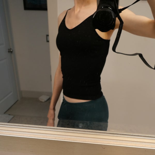Built in Bra Top Tshirt V Neck Shelf Bra T Shirt Cotton - Etsy