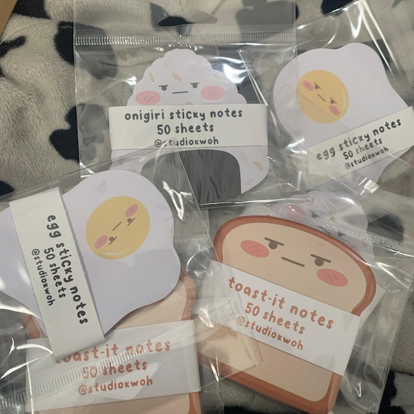 Toast-it Sticky Notes || Stationery, Kawaii Stationery, Memo Pad, Note ...