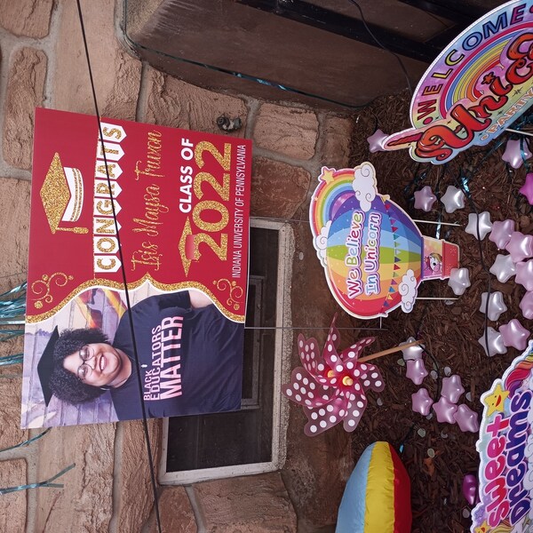 Personalized Graduation Yard Sign 2025 With Photo, 2025 Senior Grad ...