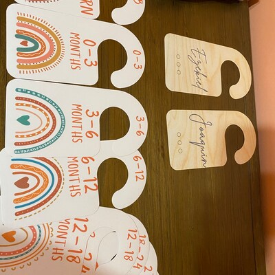 PRINTABLE Nursery Closet Hanging Clothing Divider Tag NB to 3T, Two ...