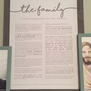 Family Proclamation Print on Premium Paper Cursive Title - Etsy