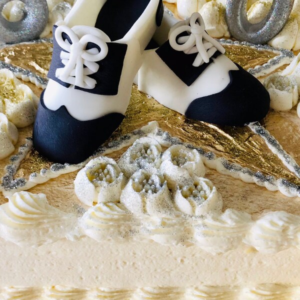 Tap Shoes Fondant Cake Topper - Etsy