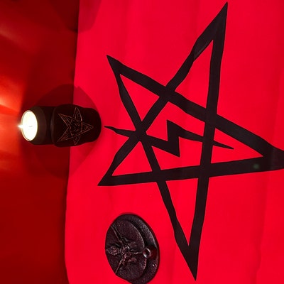 Hail Satan Incense Holder Inverted Cross Censer 666 Witch Home - Etsy