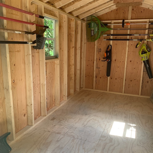 SALE BEST Yard Tool Rack, Shed Organization, Garden Tool Rack, Yard ...