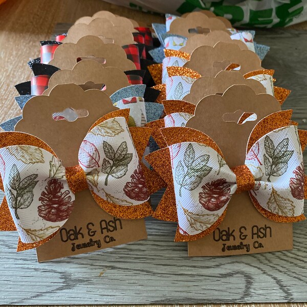 Bow Card SVG, Bow Display Card, Hair Clip Card DXF, Bow Card Template ...