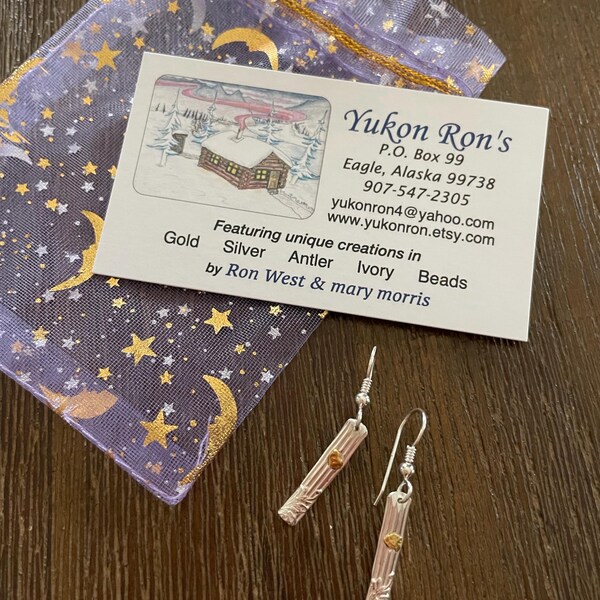 Wide Single Nugget Ring - Sterling Silver and Natural Gold Nugget Ring ...