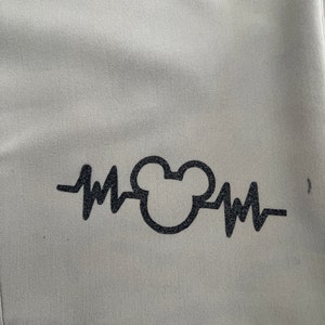 Mickey Mouse Heart Beat Vinyl Adhesive Decal Car Decal | Etsy