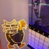 RM Rpwp Sticker, You Walk Like a Duck B*tch, Groin Vinyl Stickers ...