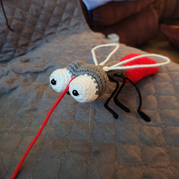 Crochet Funny Mosquito Pattern, No-sew Crochet Pattern, Crochet PDF ...