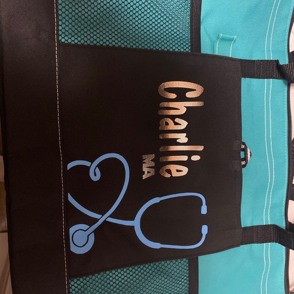 Custom Medical Assistant Bag, Personalized CMA Bag With Zipper, Utility ...