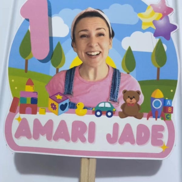 Customized Ms. Rachel Happy Birthday Poster | Instant Download ...