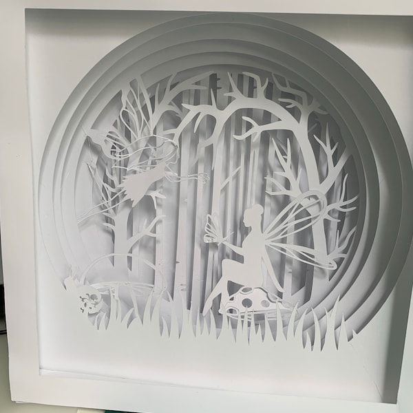 Square Shadow Box Frame SVG for Cricut Projects and Spacer Paper ...