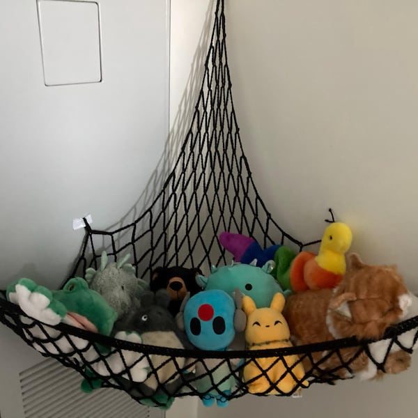 CROCHET PATTERN: Extra Large Stuffed Animal Squishmallow Corner Hammock ...